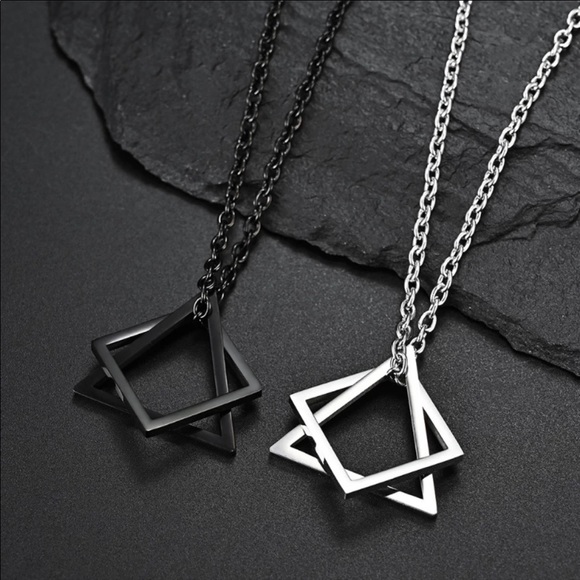 Accessories | Mens Interlocking Modern Necklace | Poshmark